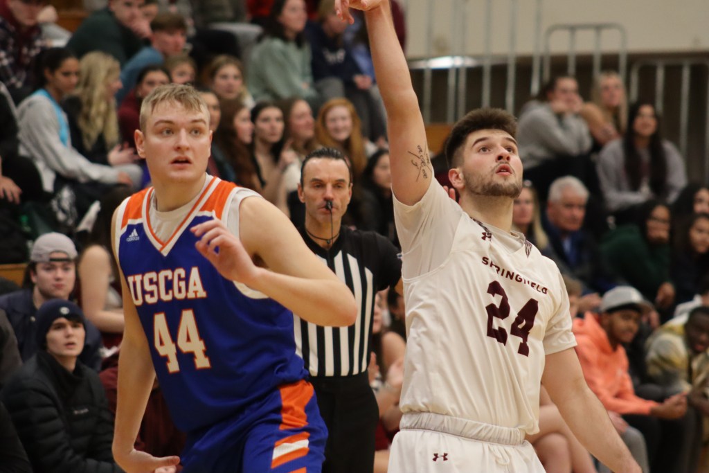 Second-half push leads Springfield men's basketball over Coast Guard