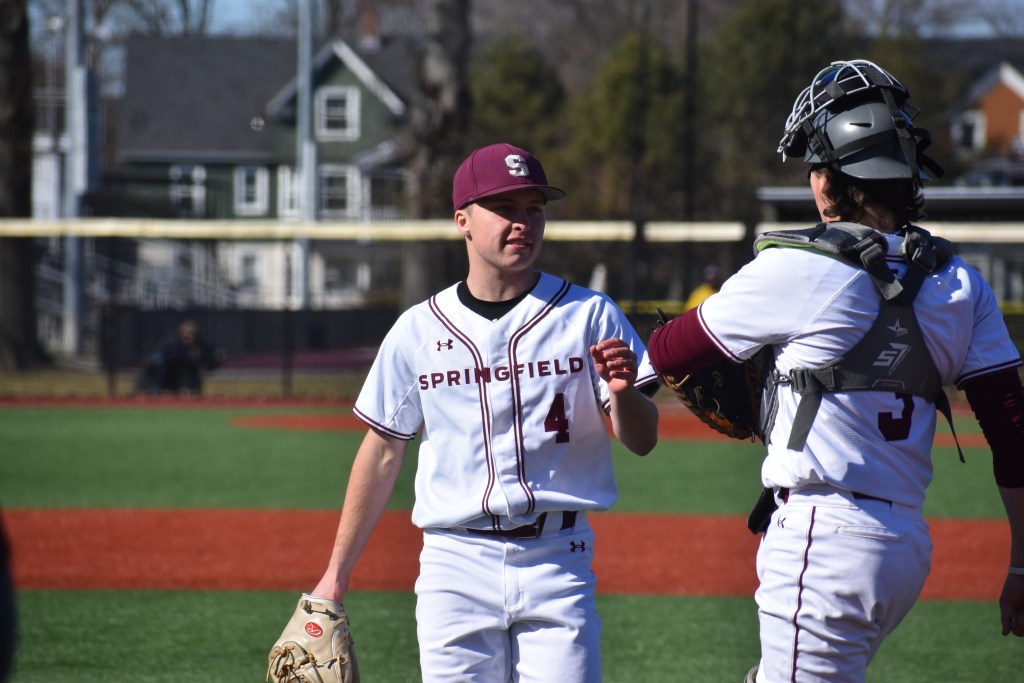 Sterling pitching performances lead Springfield baseball’s sweep of MCLA