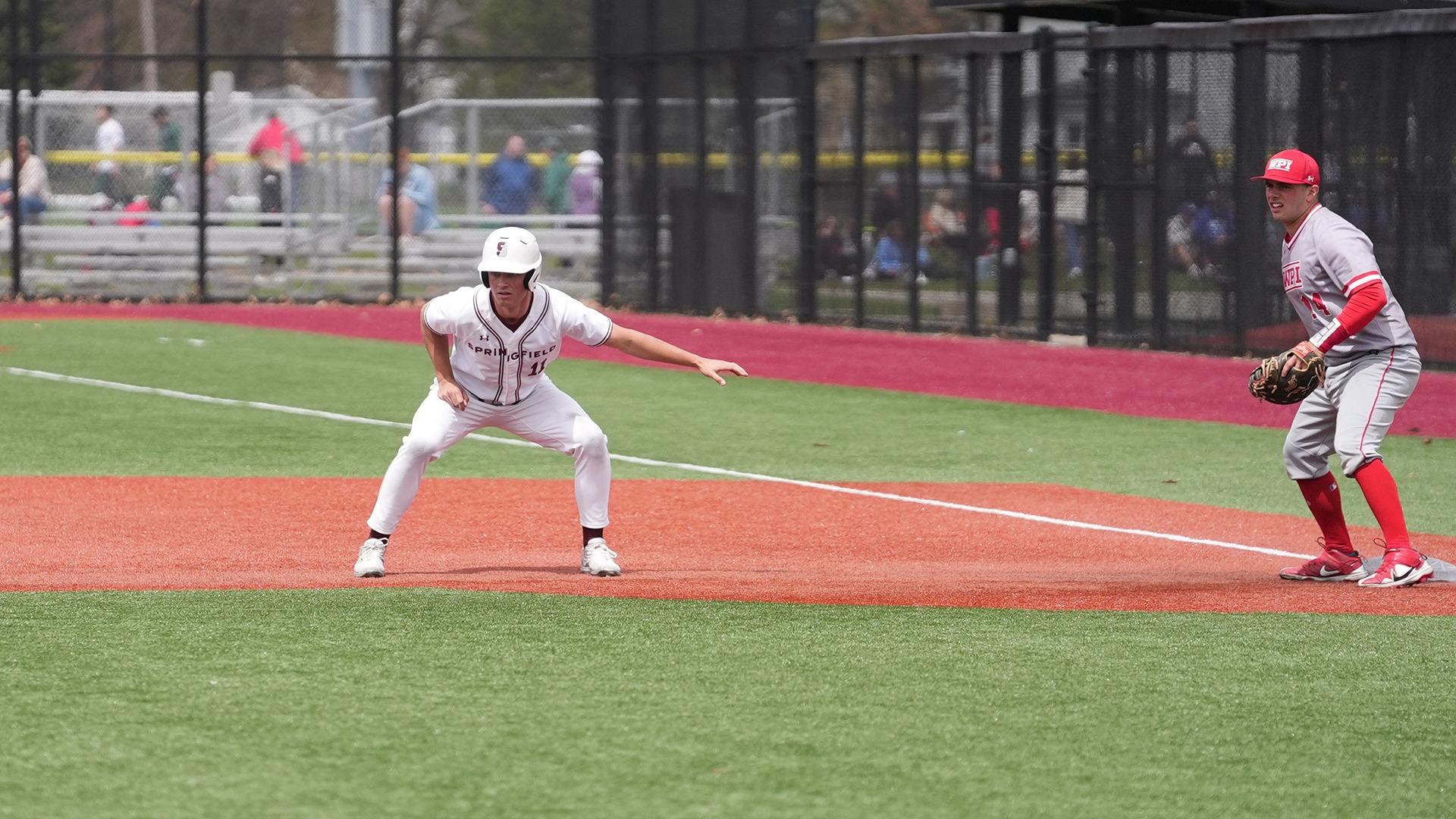 Springfield baseball surges late, splits doubleheader with WPI