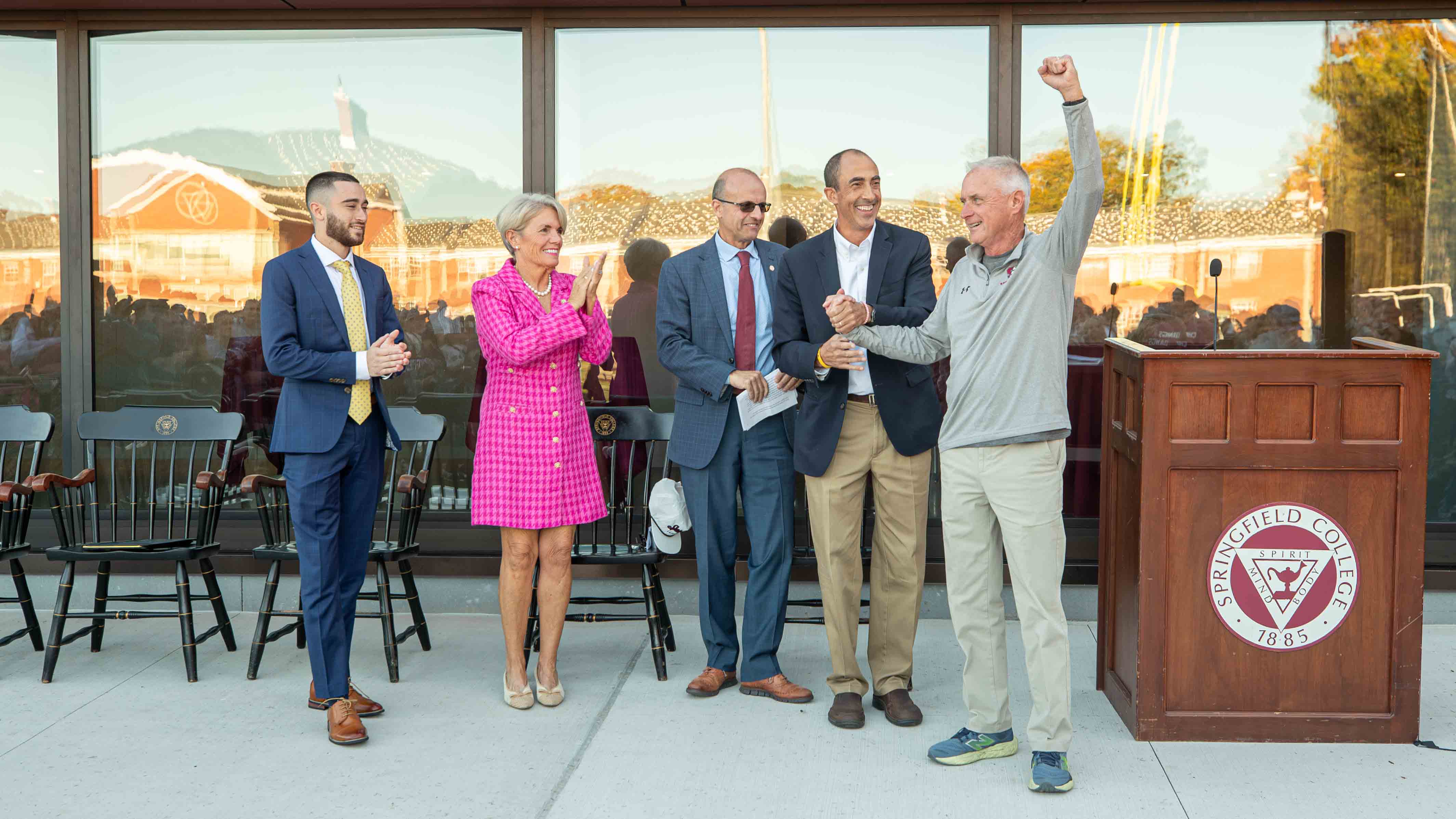 Springfield men’s lacrosse coach Keith Bugbee honored at Bugbee Family ...