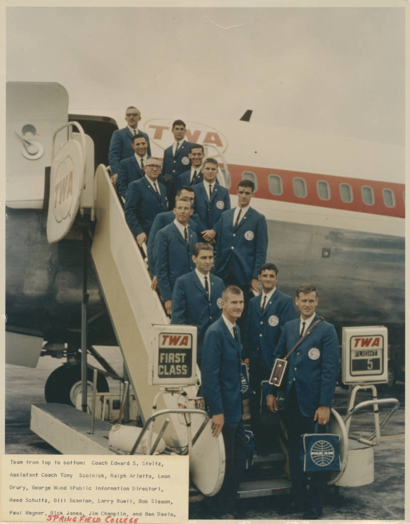 1965 Springfield College men's basketball team returns to campus 60 ...