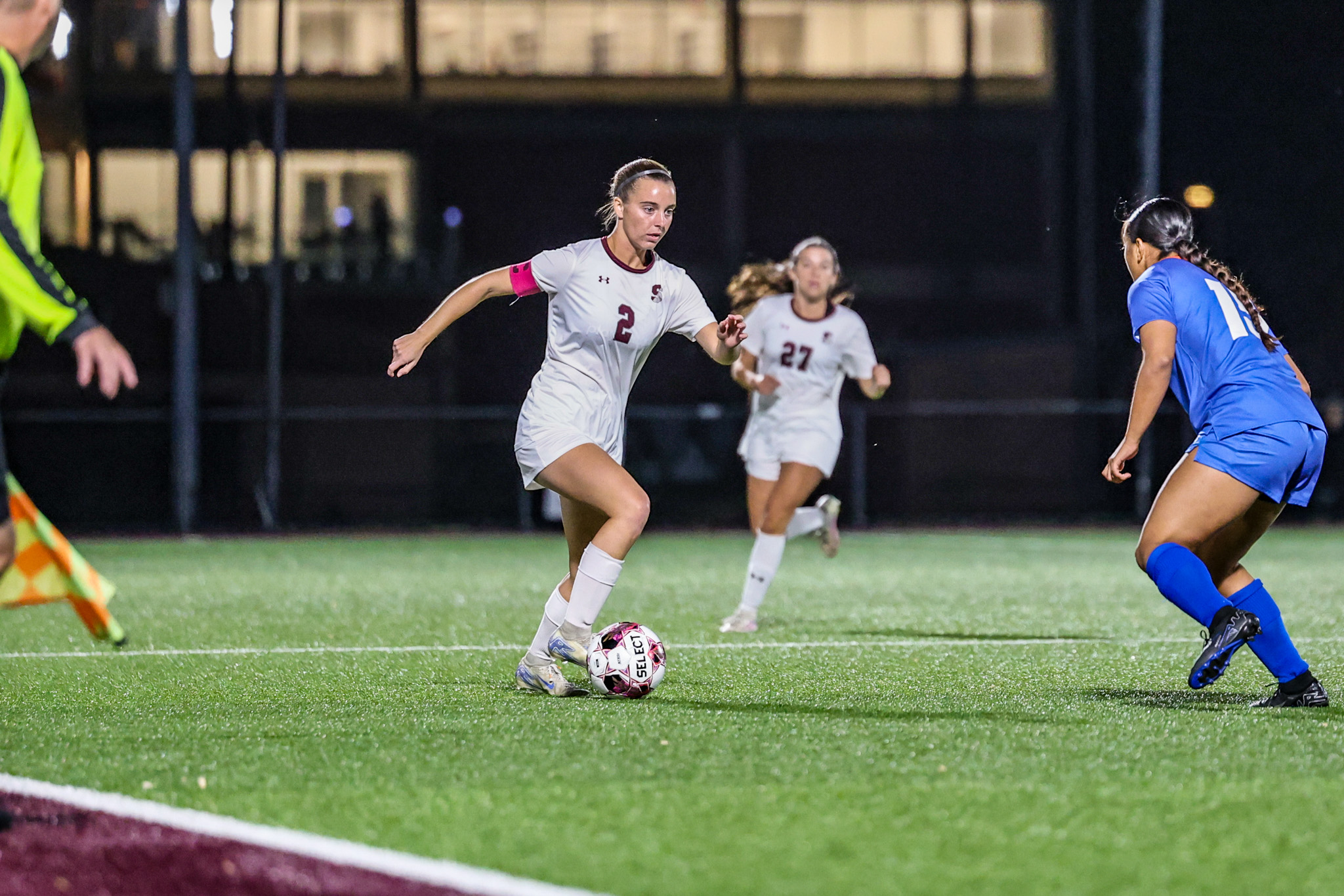 Meredith Healy's two goal performance propels women's soccer to third ...
