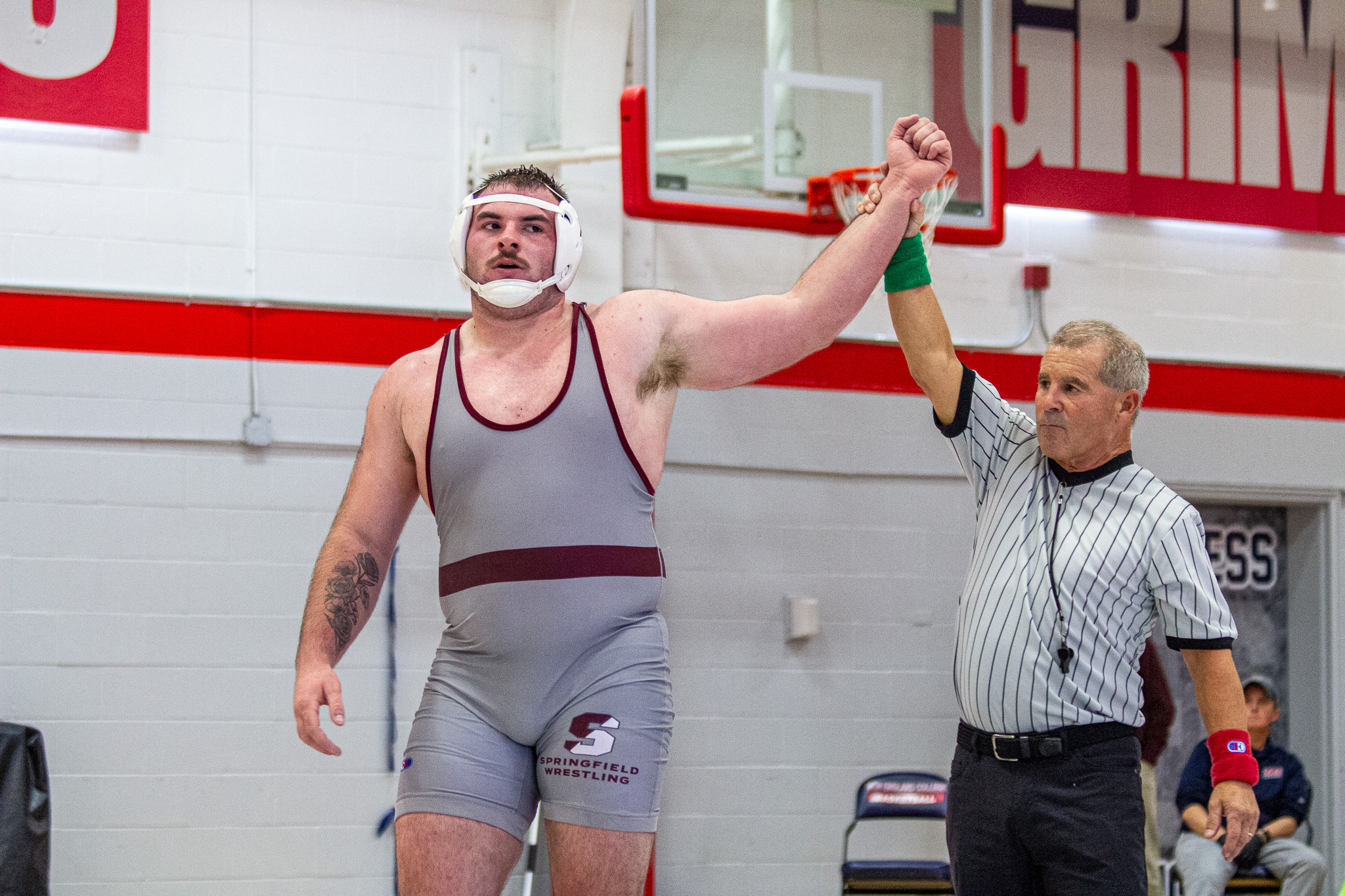Ben Katz, wrestling team defeats both NEC and Norwich